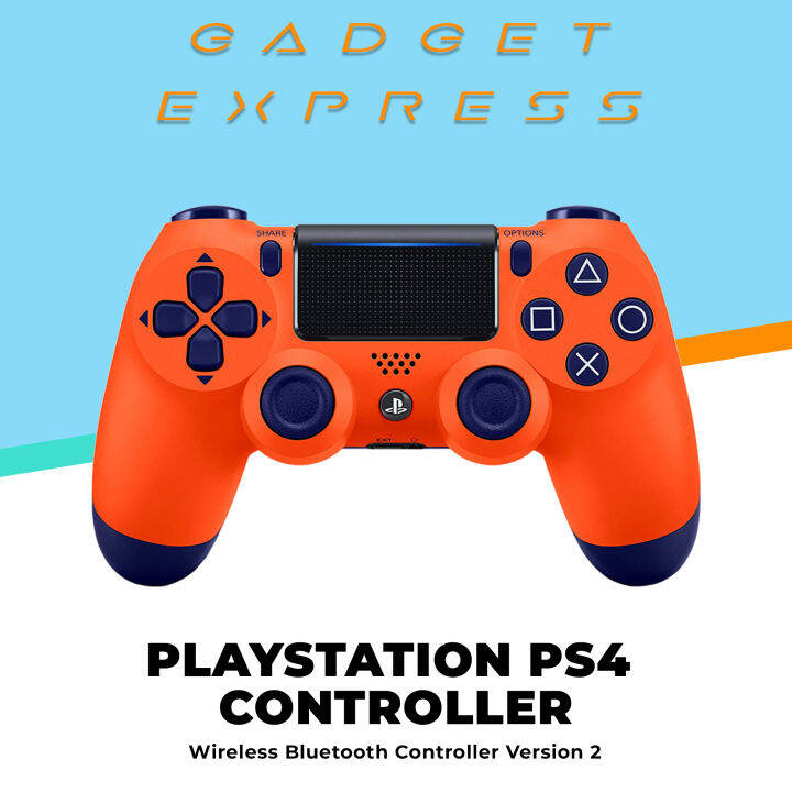Replacement PlayStation PS4 Wireless Bluetooth Controller V2 (Sunset Orange) | Lazada PH