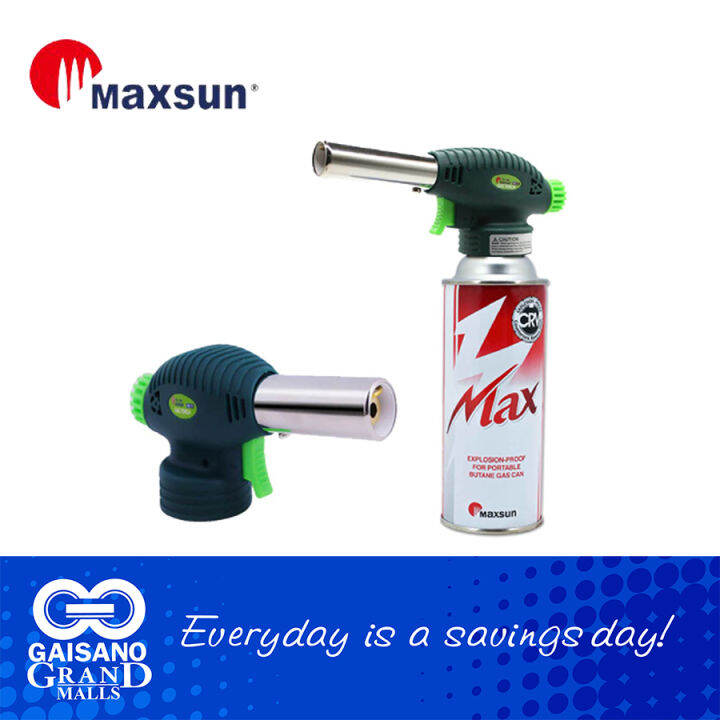 MAXSUN Gas Torch with 220g Butane Cartridge Kit 991 Gaisano Grand ...