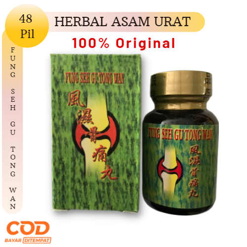 BISA COD- Obat Asam Urat Dan Rematik Paling Ampuh FUNG SEH GU TONG WAN ...