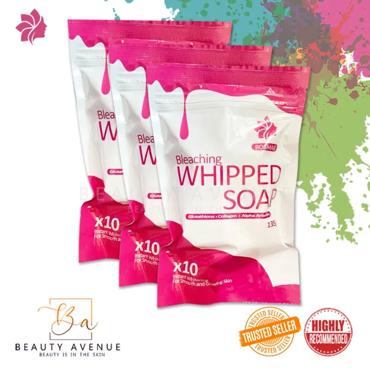 Rosmar Bleaching Whipped Soap 135g (3pcs) | Lazada PH