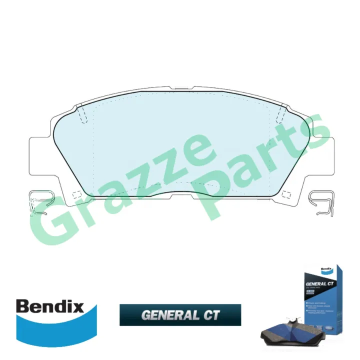 Bendix General CT Disc Brake Pad Front for DB1352 Toyota Levin AE111 MR2 2 Door Coupe | Lazada