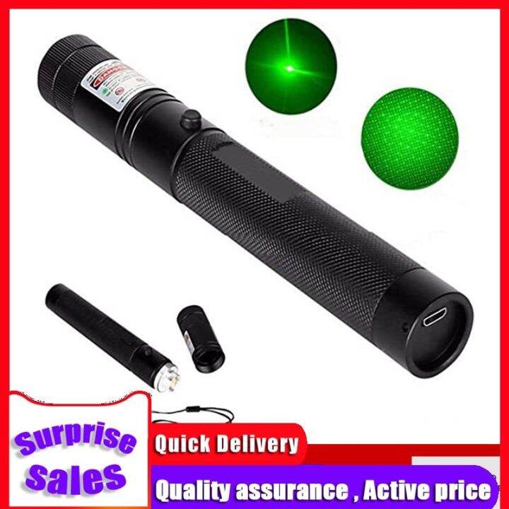 Usb Rechargeable Green/Red Laser Pointers 532nm 10000m High Power 303 ...
