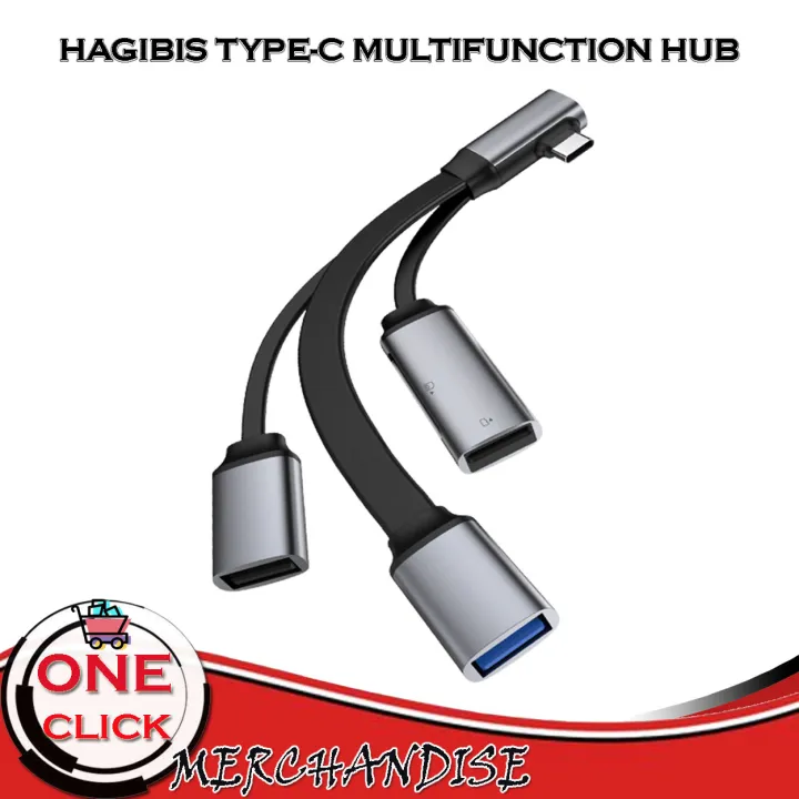 HAGiBiS USB-C HUB 4-in1 Splitter Type-C to Multi USB 3.0 USB 2.0 TF ...