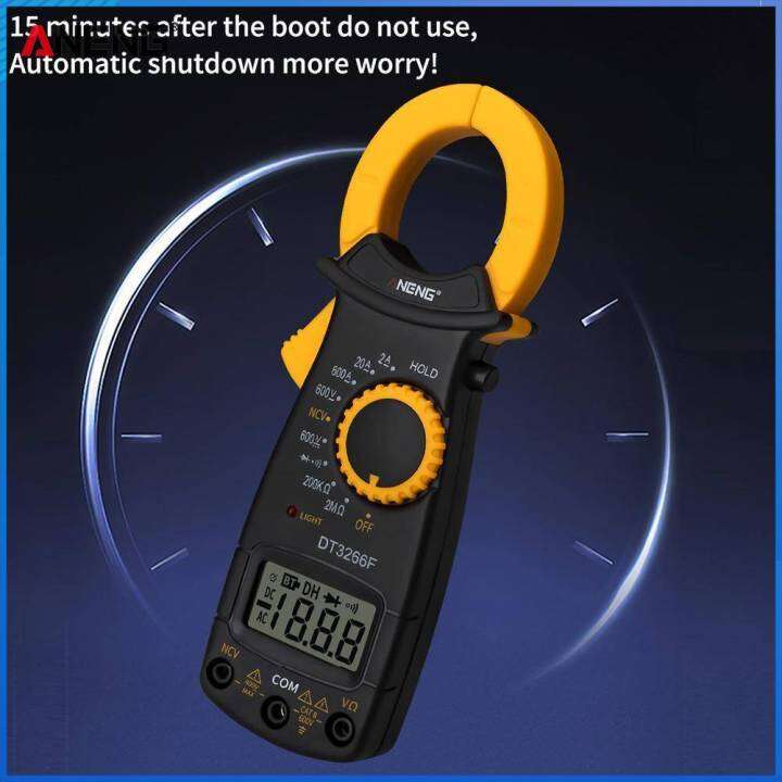 【ANENG】Digital Amper Clamp Meter Multimeter NCV Current Clamp Pincers ...