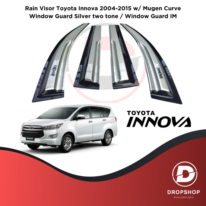 DP Rain Visor Toyota Innova 2004-2015 w/ Mugen Curve Window Guard ...