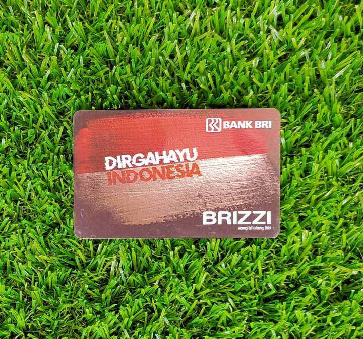 Kartu Elektronik BRIZZI Edisi Dirgahayu INDONESIA BRI emoney Etoll E ...