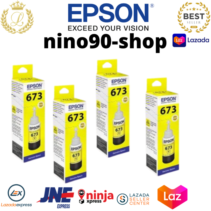 TINTA EPSON /TINTA PRINTER EPSON 673 YELLOW ORIGINAL | Lazada Indonesia