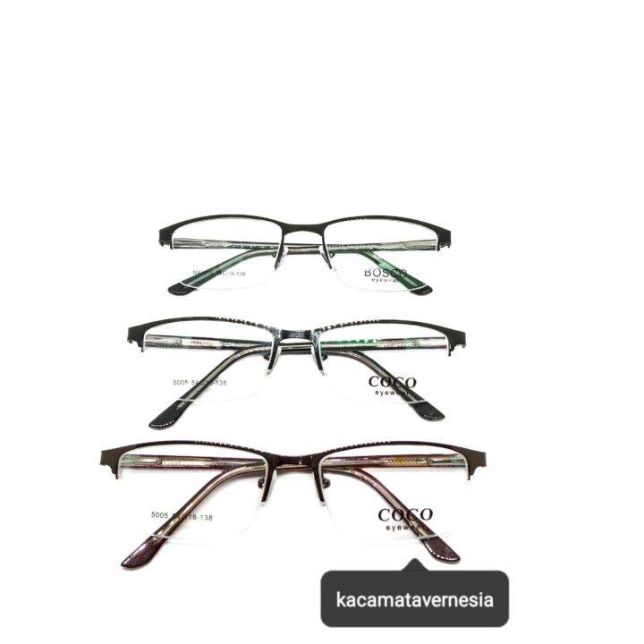 FRAME KACAMATA PREMIUM MODEL HALF FRAME / FRAME ATAS | Lazada Indonesia