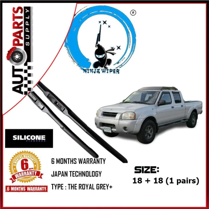 🇯🇵 Ninja Wiper The Royal GREY+🇯🇵 NISSAN FRONTIER (18"+18"1PAIR) Wiper 3 ...