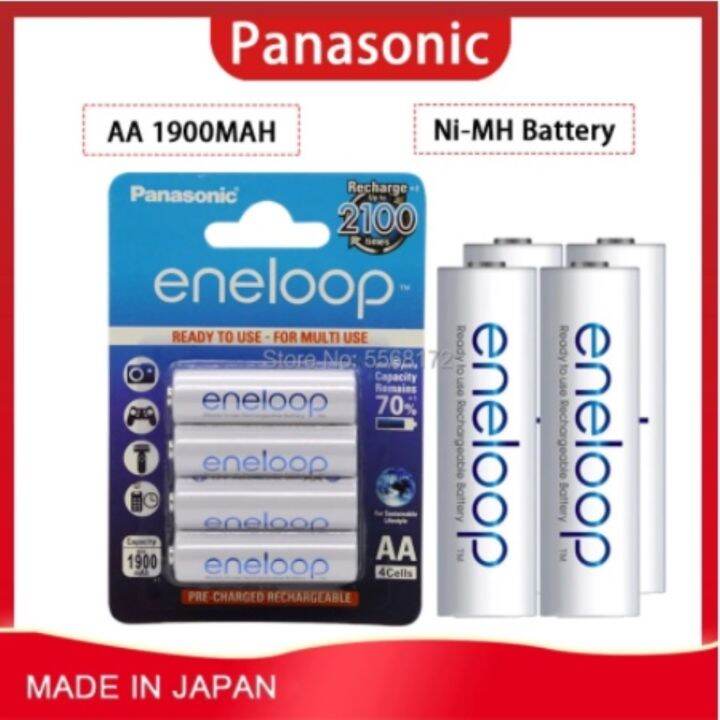 Panasonic Eneloop original AA rechargeable battery 1.2v 1900mAh pre ...