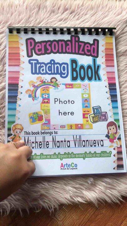 100 pages Personalized Tracing Pad | Lazada PH