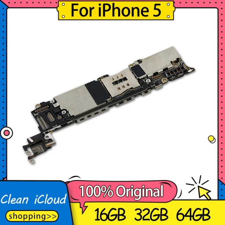 Factory Unlocked For iPhone 5 Motherboard,High Quality Disassemble ...