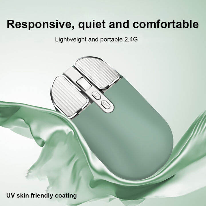 M203 second generation wireless mouse single mode mute girl cute powder ...