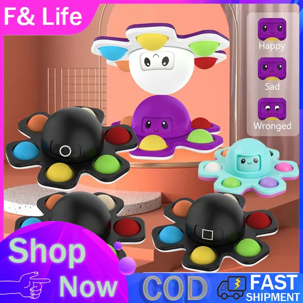 【COD&Ready Stock】Silicone Simple Dimple Popit Figet Push Bubbles Pop It ...