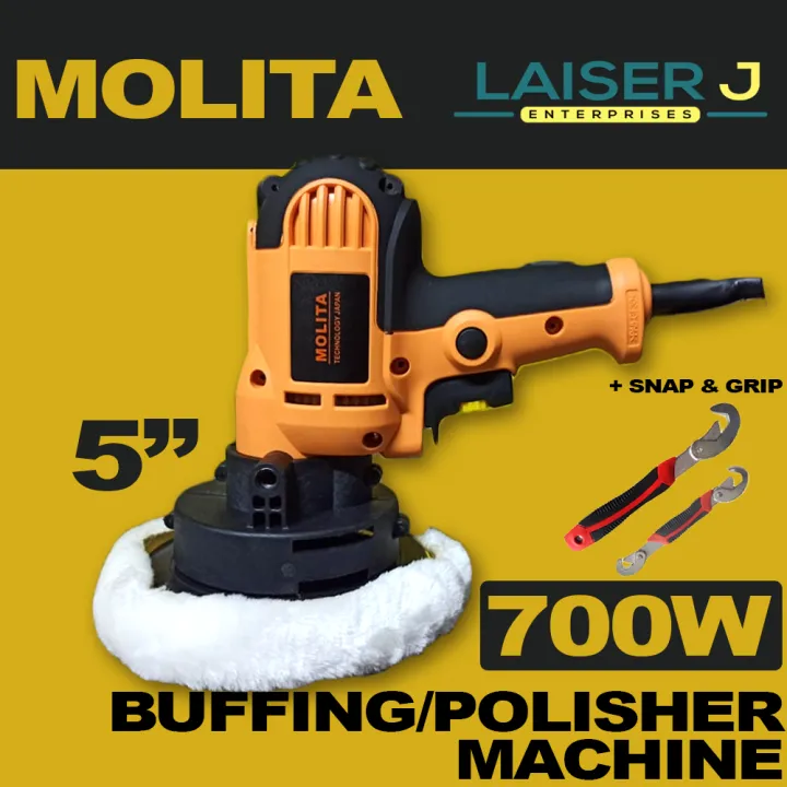 Molita Buffing / Polisher Machine 700W with Snap and Grip •Laiser J ...