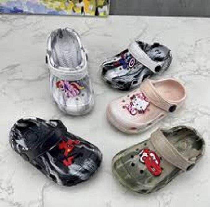 new clog slippers for boy&girl kids character | Lazada PH