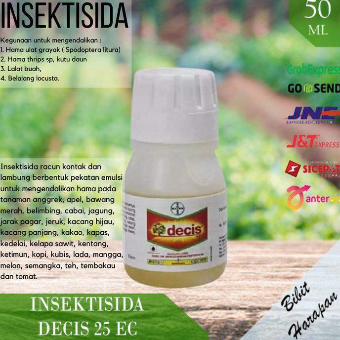 TERLARIS Insektisida Kontak Decis 25 EC Obat Pembasmi Hama Ulat/RACUN ...