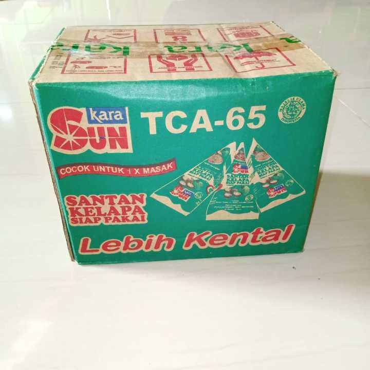 1 Karton/Dus Santan Kelapa SunKARA Isi 36 Pcs x 65ml | Lazada Indonesia