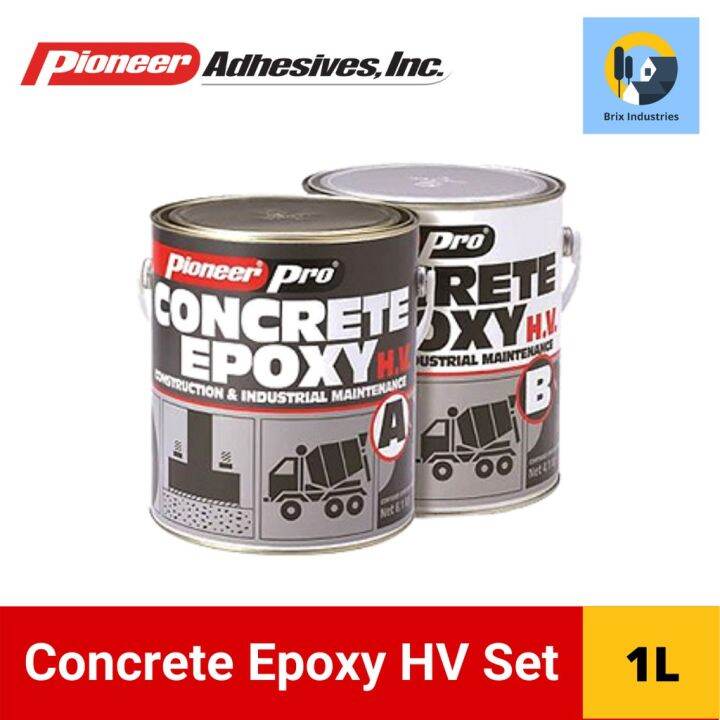 【READY STOCK】 Pioneer Concrete Epoxy Set 1 Liter Each High Viscosity ...