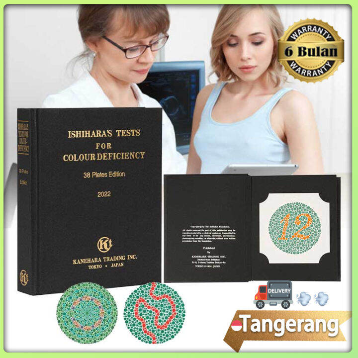 Ishihara Test Buku Tes Buta Warna Isihara Tes Buta Warna 38 Plates Asli ...