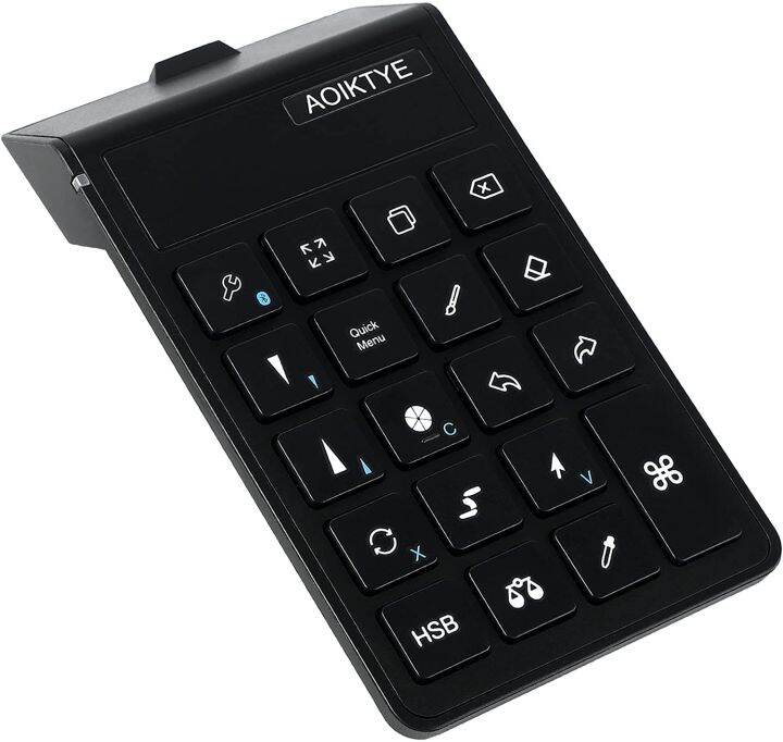 Aoiktye 2 Wireless Keyboard For Procreate,Artstudio，Ps， Bluetooth ...