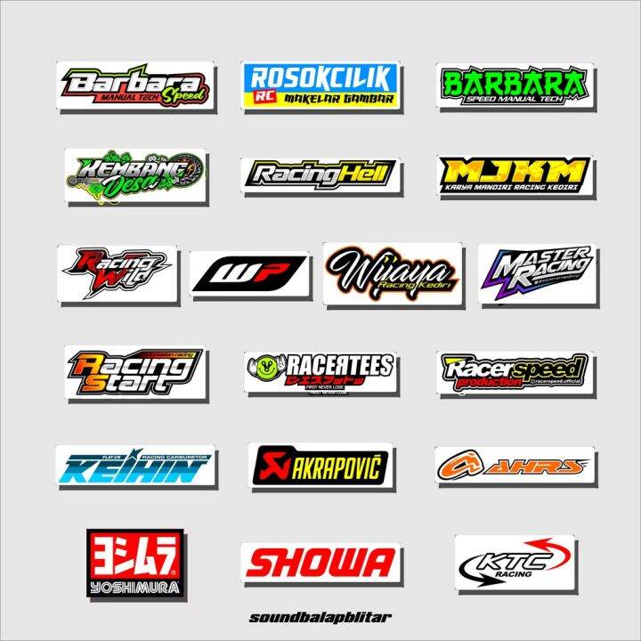 Sticker barbara speed / sticker bengkel viral / sticker herex viral ...