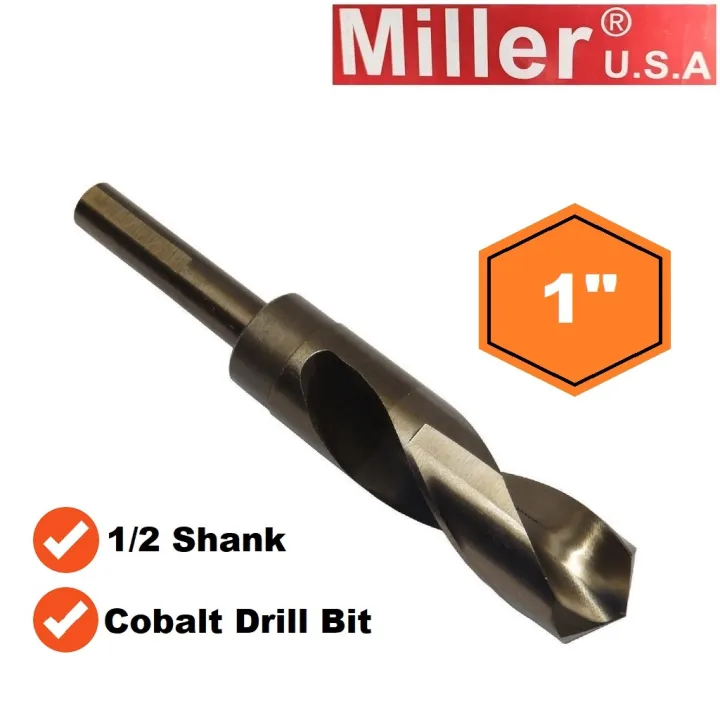 Miller Cobalt Bit Drill 1/2 Shank 1" (1PC) | Lazada PH