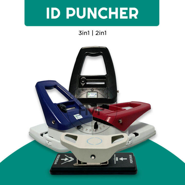 FMP 3in1 Warrior ID Puncher (Circle-Oblong-Corner) || 2in1 ID Puncher ...