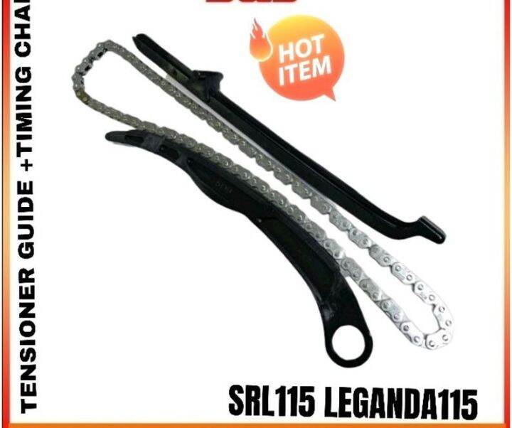 YAMAHA SRL115 LEGENDA115 CHAIN TENSIONER GUIDE + TIMING CHAIN KIT | Lazada