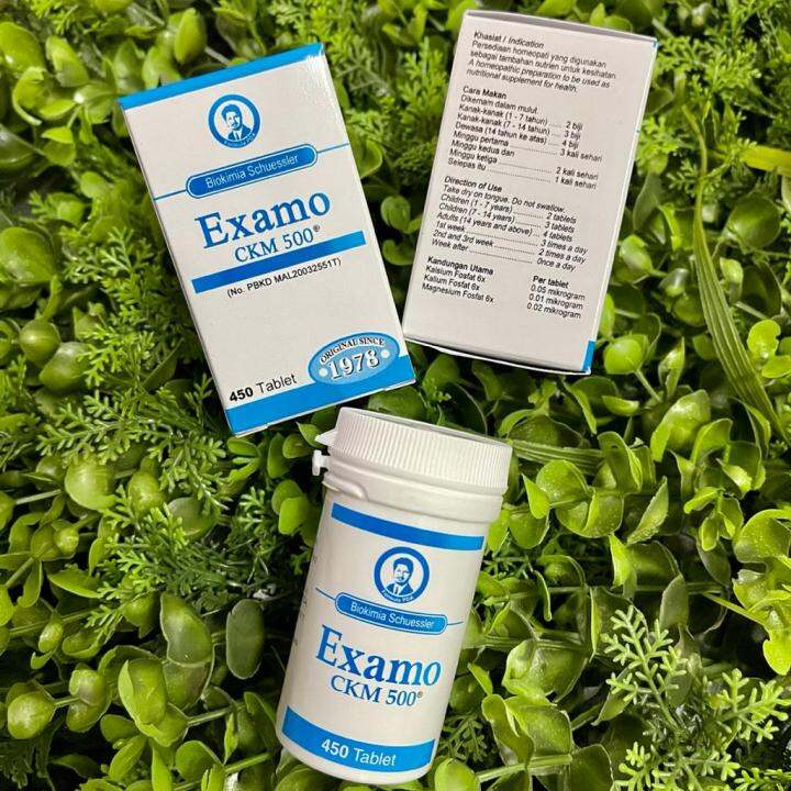 EXAMO CKM 500 - EXAMO BIRU Suplemen Minda Nutrisi Neuron | Lazada