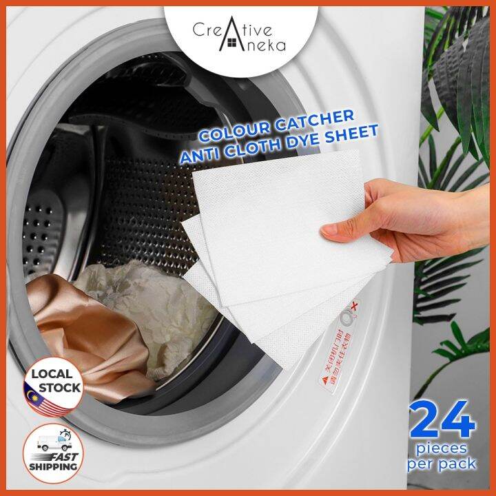[🇲🇾READY STOCK] Color Catcher Anti Cloth Dye Sheet Protect Clothes for ...