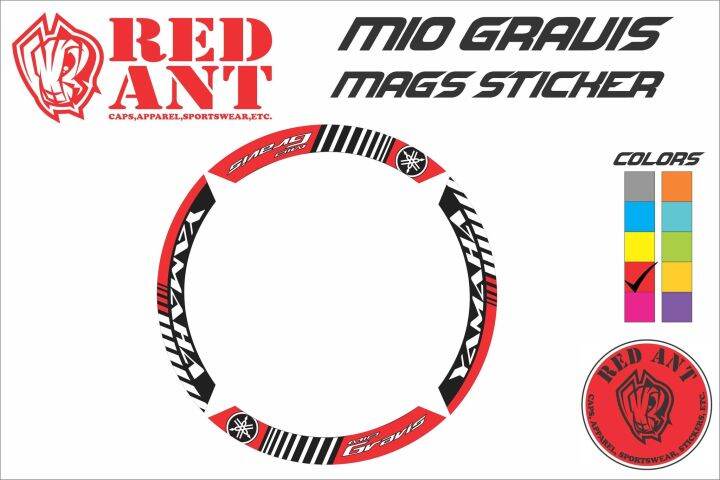 MIO GRAVIS MAGS STICKER | Lazada PH