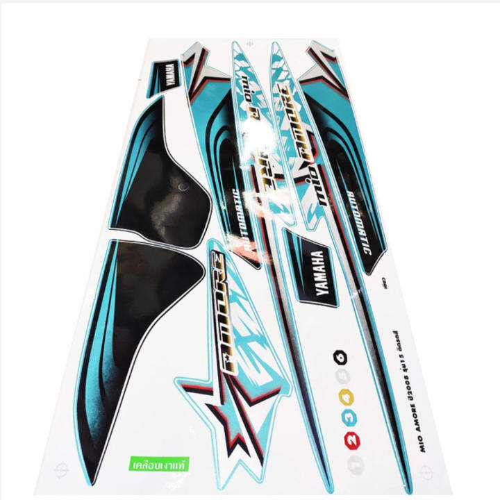YAMAHA MIO AMORE DECALS Complete Fairings Sticker Made in Thailand ...