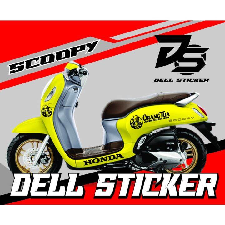 Stiker Scoopy ORANG TUA Striping Scoopy Terbaru All Scoopy | Lazada ...