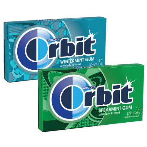 ORBIT Wintermint Spearmint Sugar Free Chewing Gum 14pcs per pack | Lazada