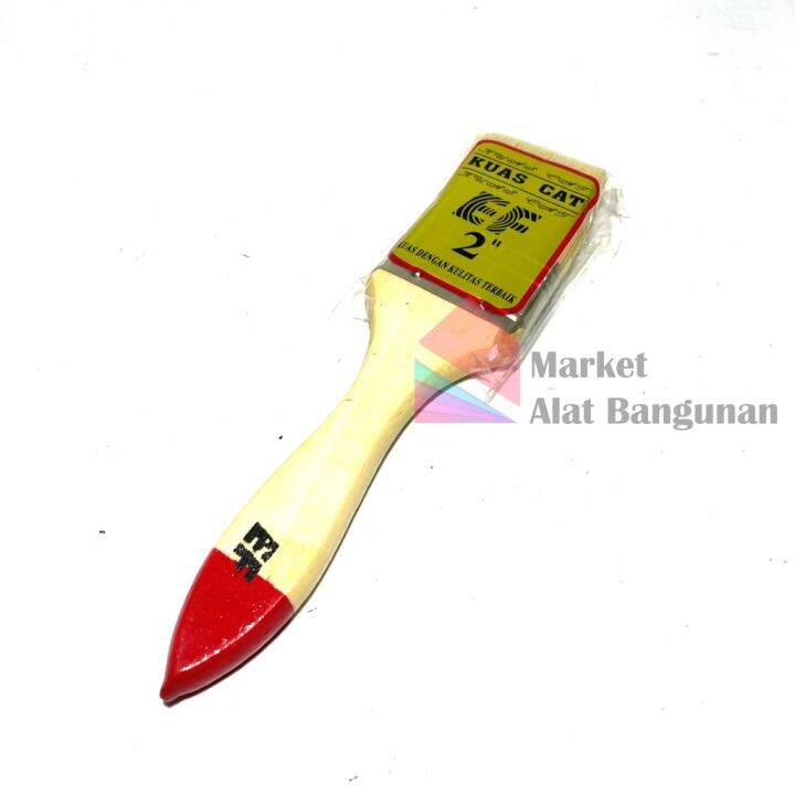 Kuas Cat Tembok Gagang Kayu 2” 2 Inci | Lazada Indonesia