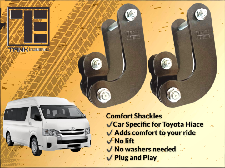 Tank Engineering 4x4 Toyota Hiace Grandia no lift rear leaf spring ...
