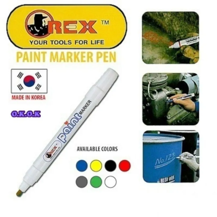 Orex Paint Marker 油漆笔 Penanda Cat | Lazada