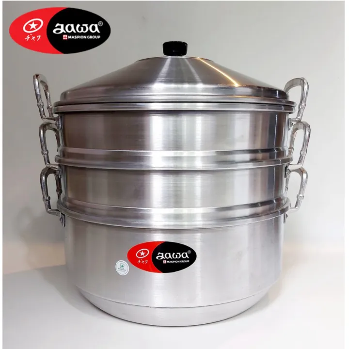 MASPION DANDANG LANGSENG SUSUN 3 PANCI KUKUSAN KLAKAT 40 CM | Lazada ...