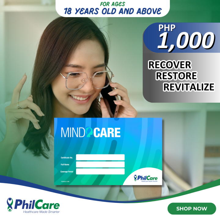 PhilCare - MindCare (Prepaid health card / Health card / Health ...