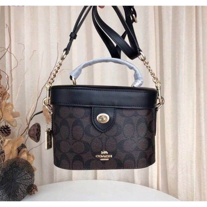 Coach F76714 F78277ใหม่ไหล่กระเป๋าสะพายแฟชั่นสำหรับผู้หญิงกระเป๋า ...