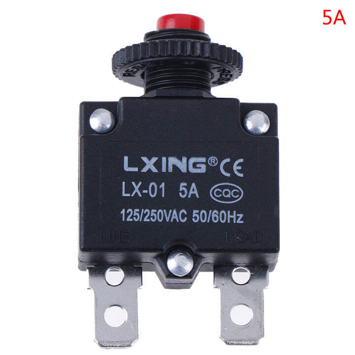 Ministar Circuit Breaker Overload Protector Switch Fuse 3A 4A 5A 6A 8A ...