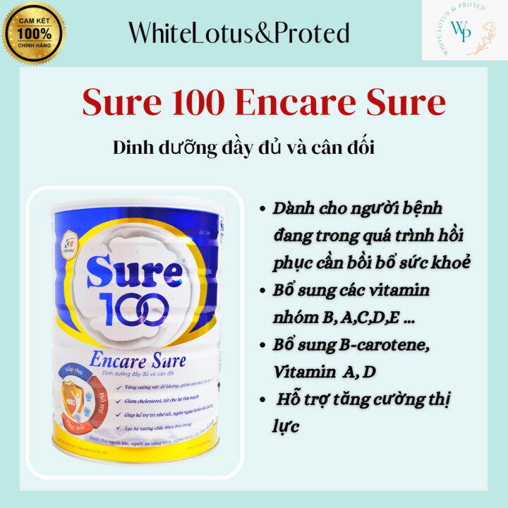 SỮA SURE 100 ENCARE SURE 900G | Lazada.vn