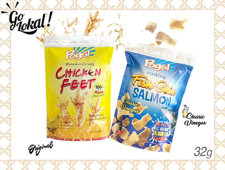 Pogs! Duo-Combo 3 Small Pack (1x 32g Pogs! Original Crispy Boneless ...