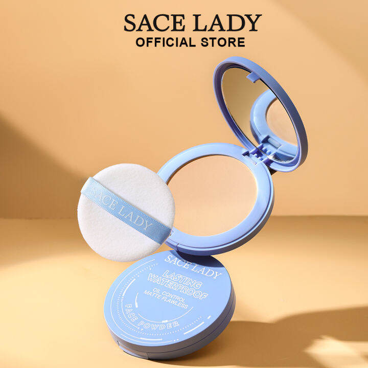 SACE LADY Waterproof Face Powder Oil Control Matte Long-lasting ...