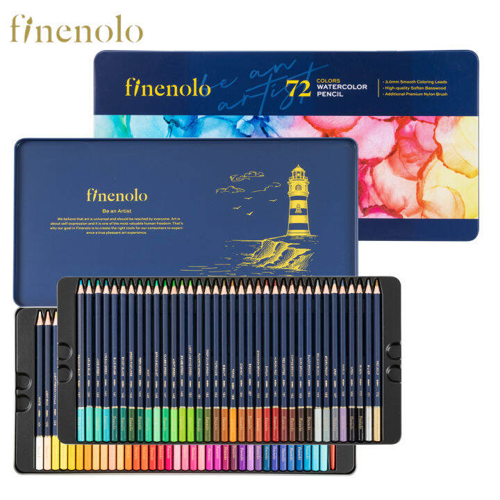 Finenolo by Deli Color Pencil Set 24/36/48/72 Colors Drawing Pencil ...