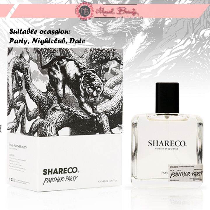 Men Perfume, Shareco 100ml Taiwan New Arrival Fragrance - PANTHER-PARTY 維吉尼亞麝香 Luxury Scent for ...