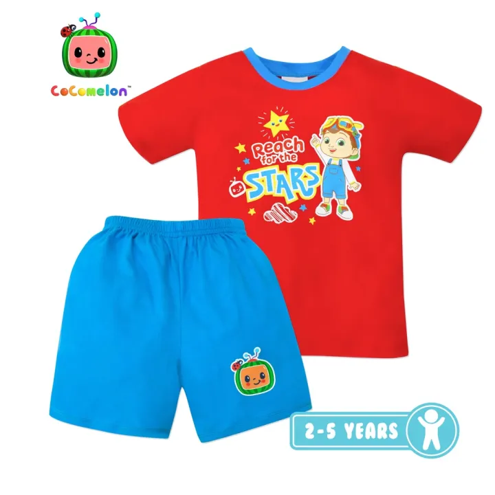 Cocomelon Toddler - T-Shirt and Shorts Set-Reach For The Stars (Play ...