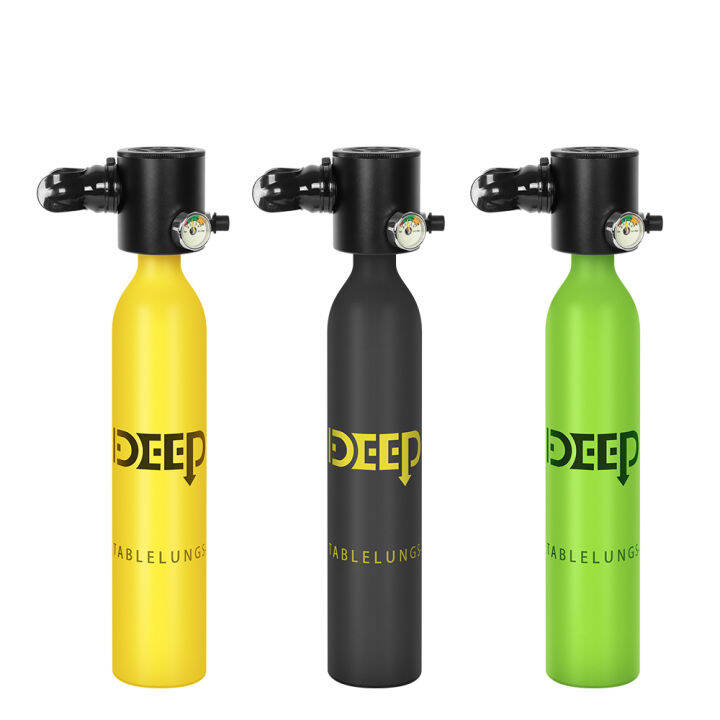 DIDEEP 0.5L Scuba Diving Tank Mini Oxygen Cylinder Set Respirator Air ...