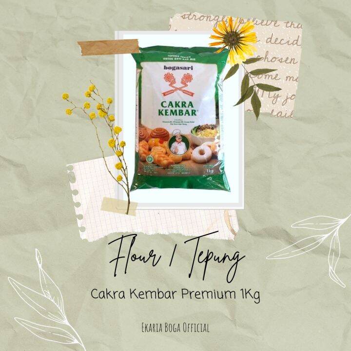 FLOUR | TEPUNG TERIGU CAKRA KEMBAR PREMIUM 1KG | Lazada Indonesia